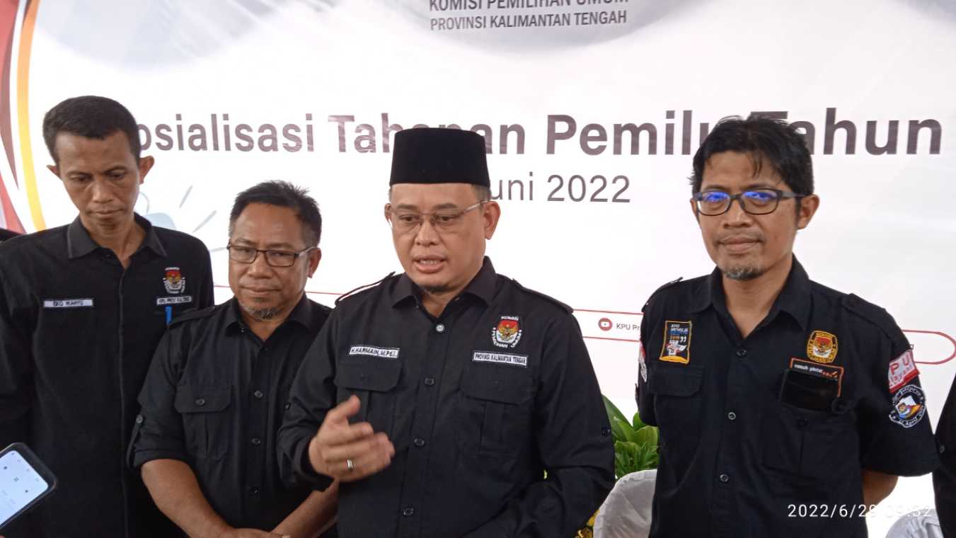 KPU Kalteng Sosialisasikan Tahapan Pemilu Tahun 2024 - Maharati News